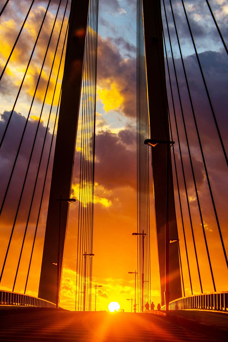 sunset bridge | GANREF