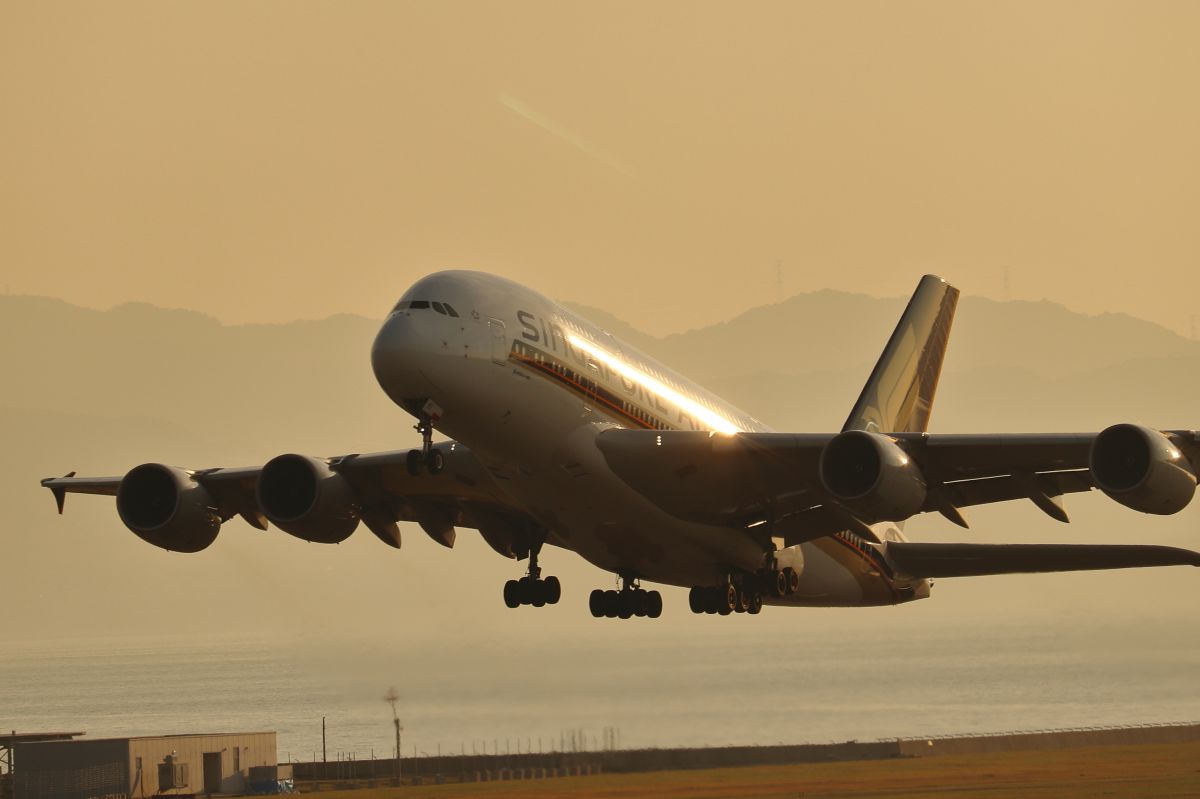 黄金色に輝くエアバスA380 | GANREF