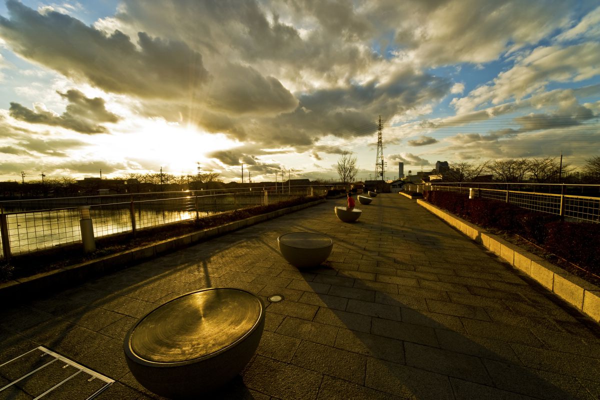 Son at sunset | GANREF