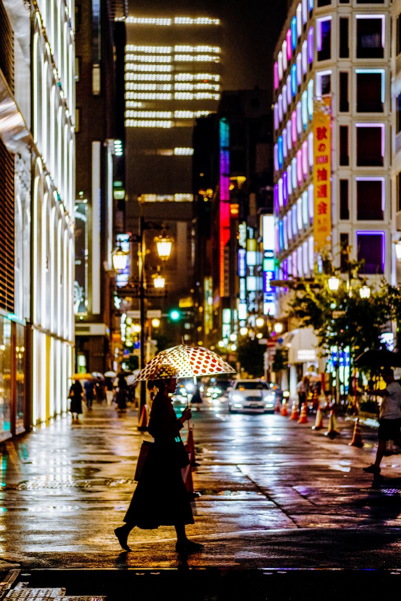 GINZA rainy night | GANREF