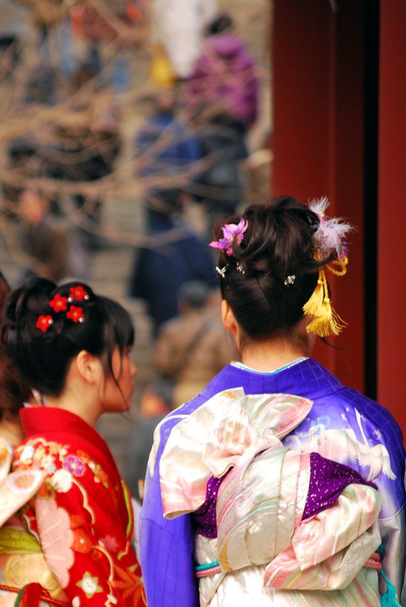 Long-sleeved kimono | GANREF