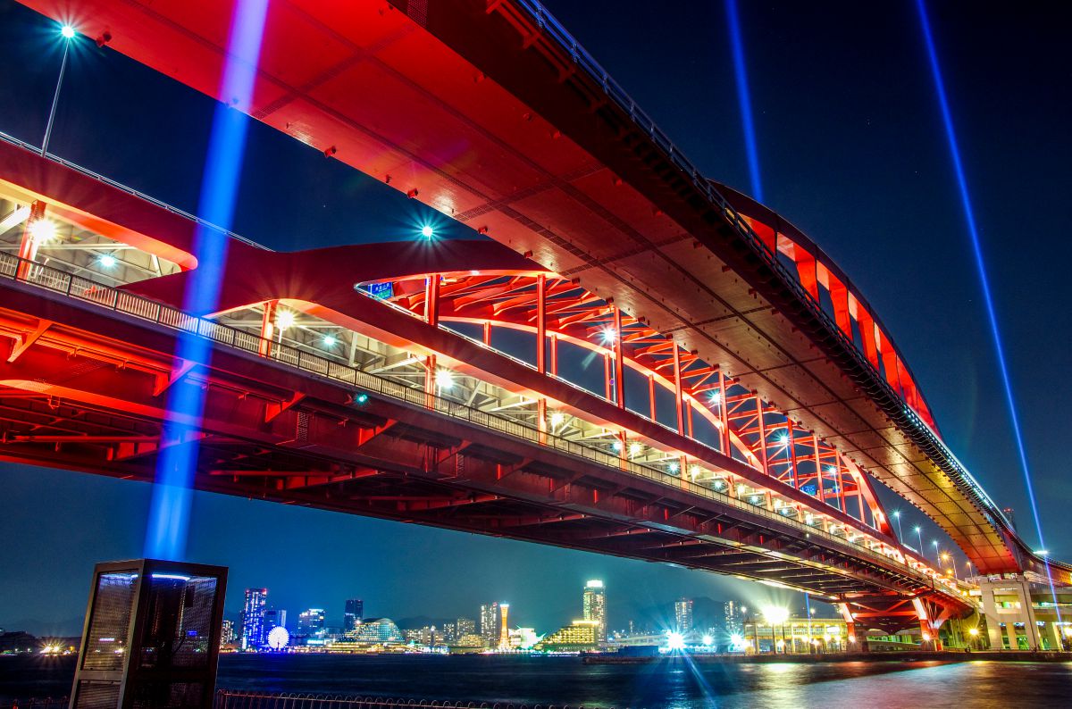 Lighting up 神戸大橋 | GANREF