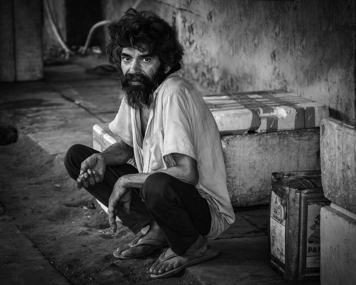 Smoker in Old Delhi | GANREF