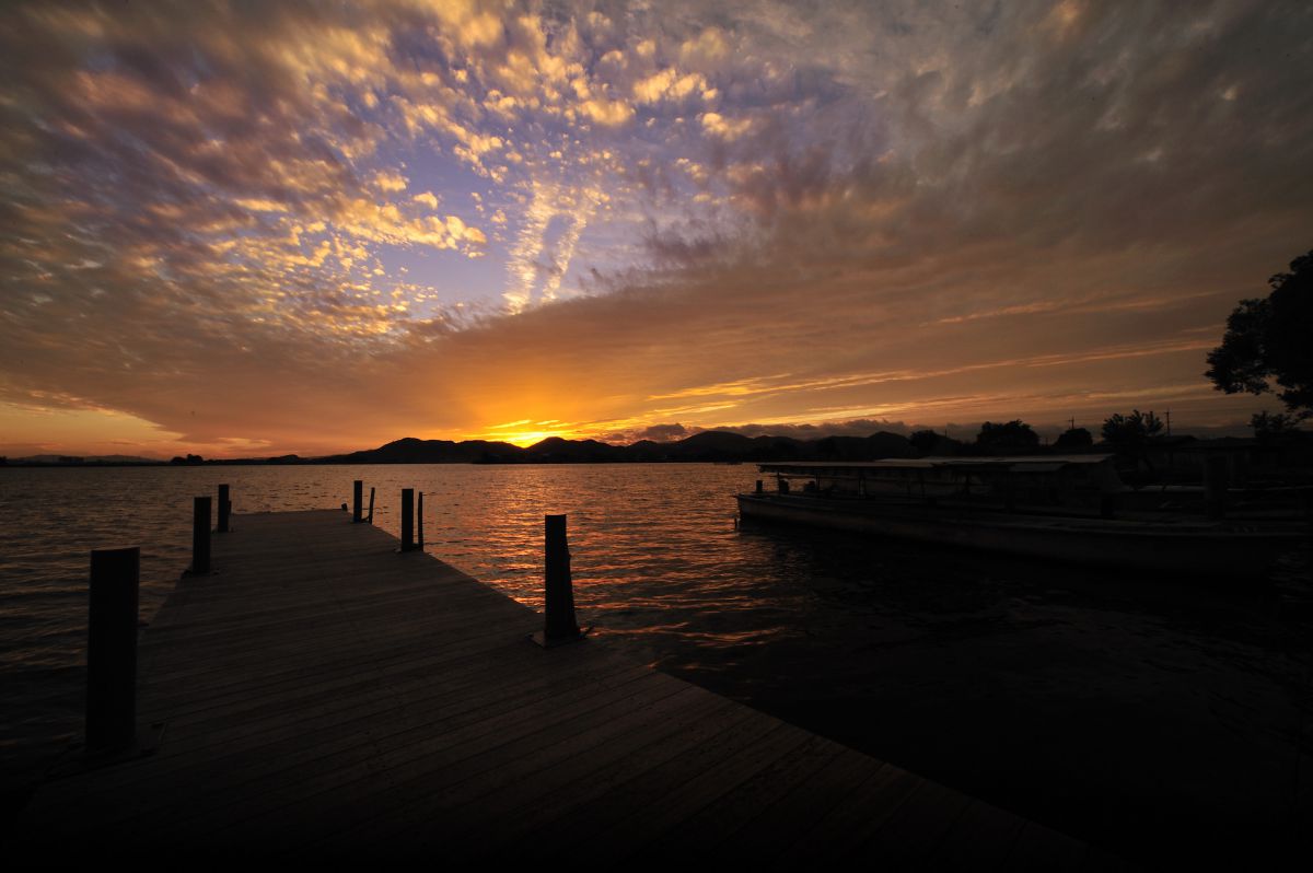 Setting sun(in west lake)The 2 | GANREF