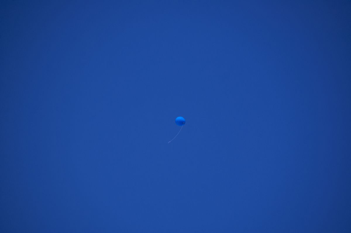 Blue Balloon Blue Back | GANREF