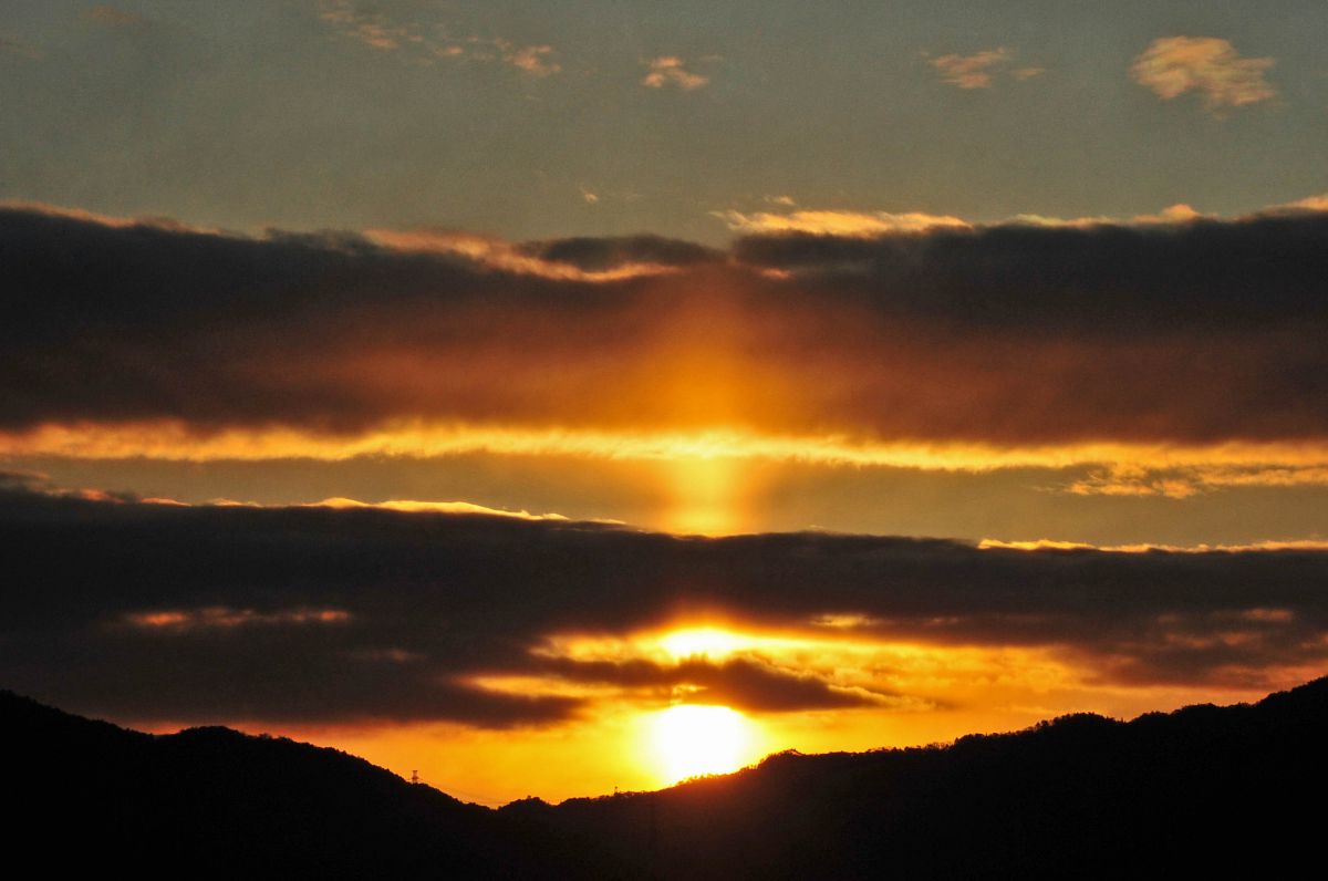 太陽柱(Sun pillar)の兆し！ | GANREF