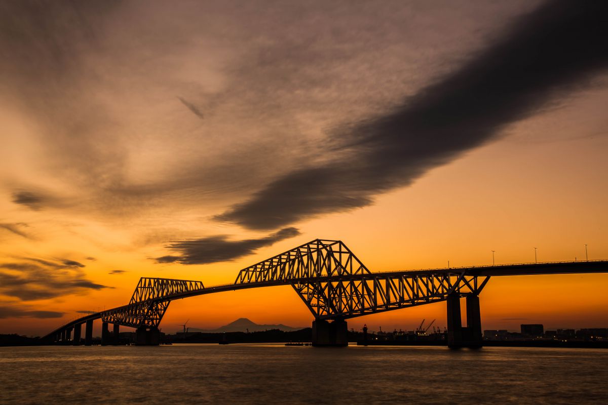 "Along with Mount Fuji" Gate Bridge | GANREF