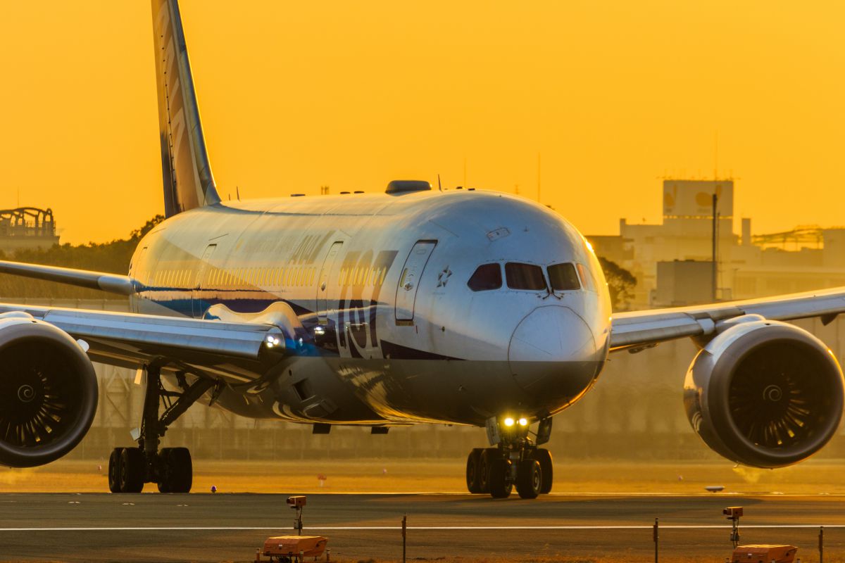 Morning glow@B787 | GANREF