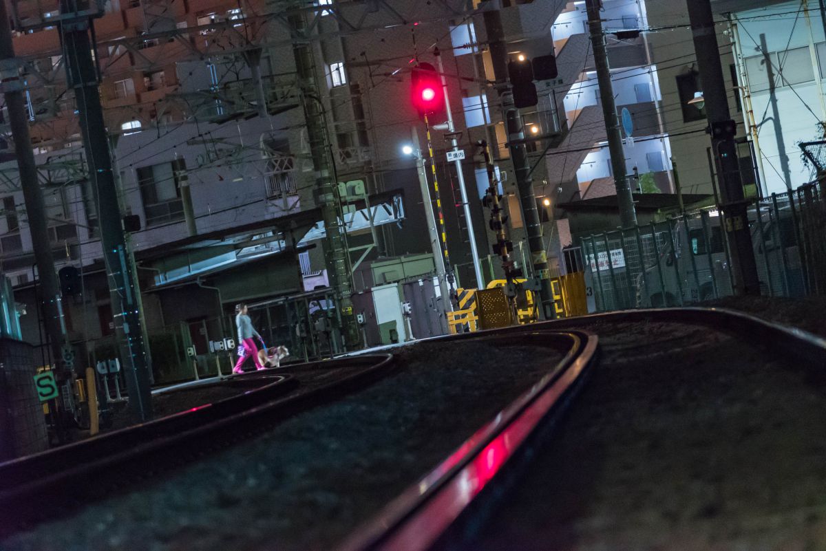 Night walking on the rail ! | GANREF