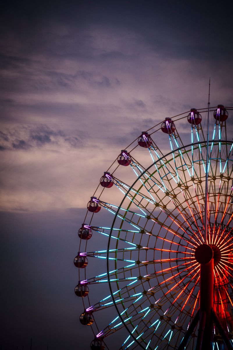 twilight ferris wheel | GANREF