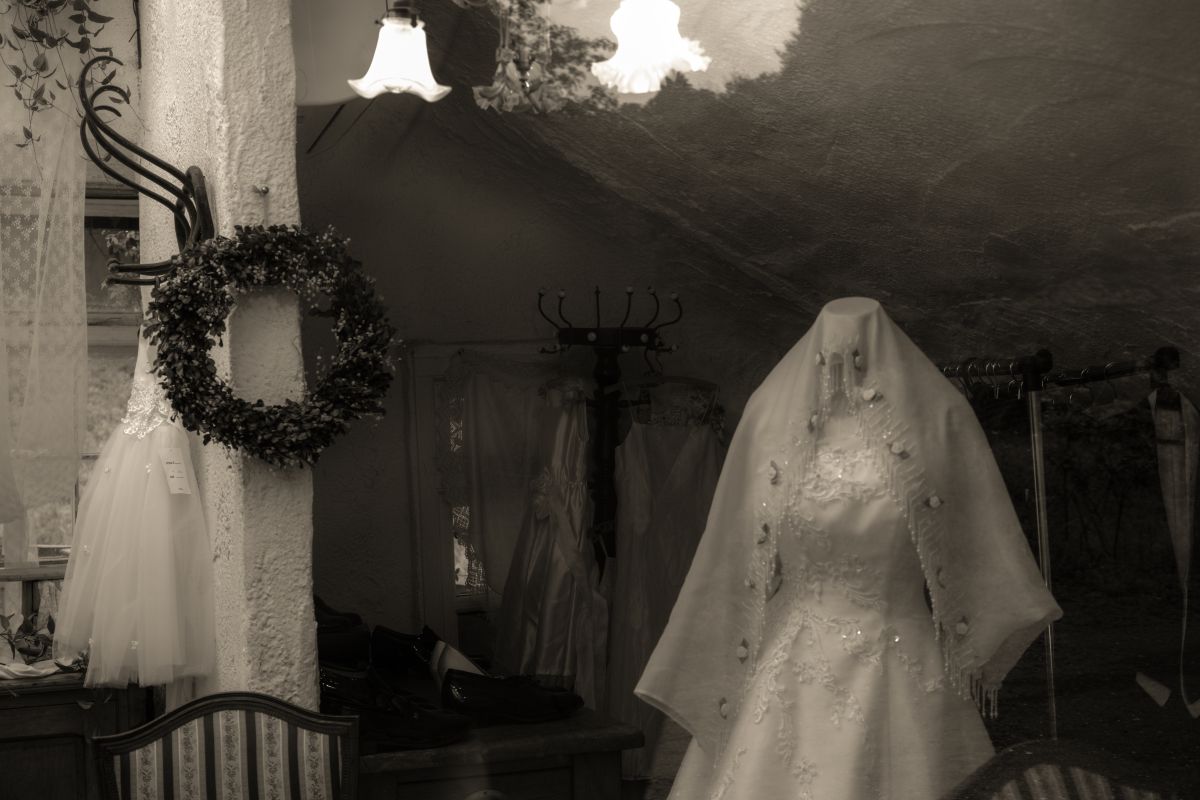 silk, spangle & chiffon veil | GANREF