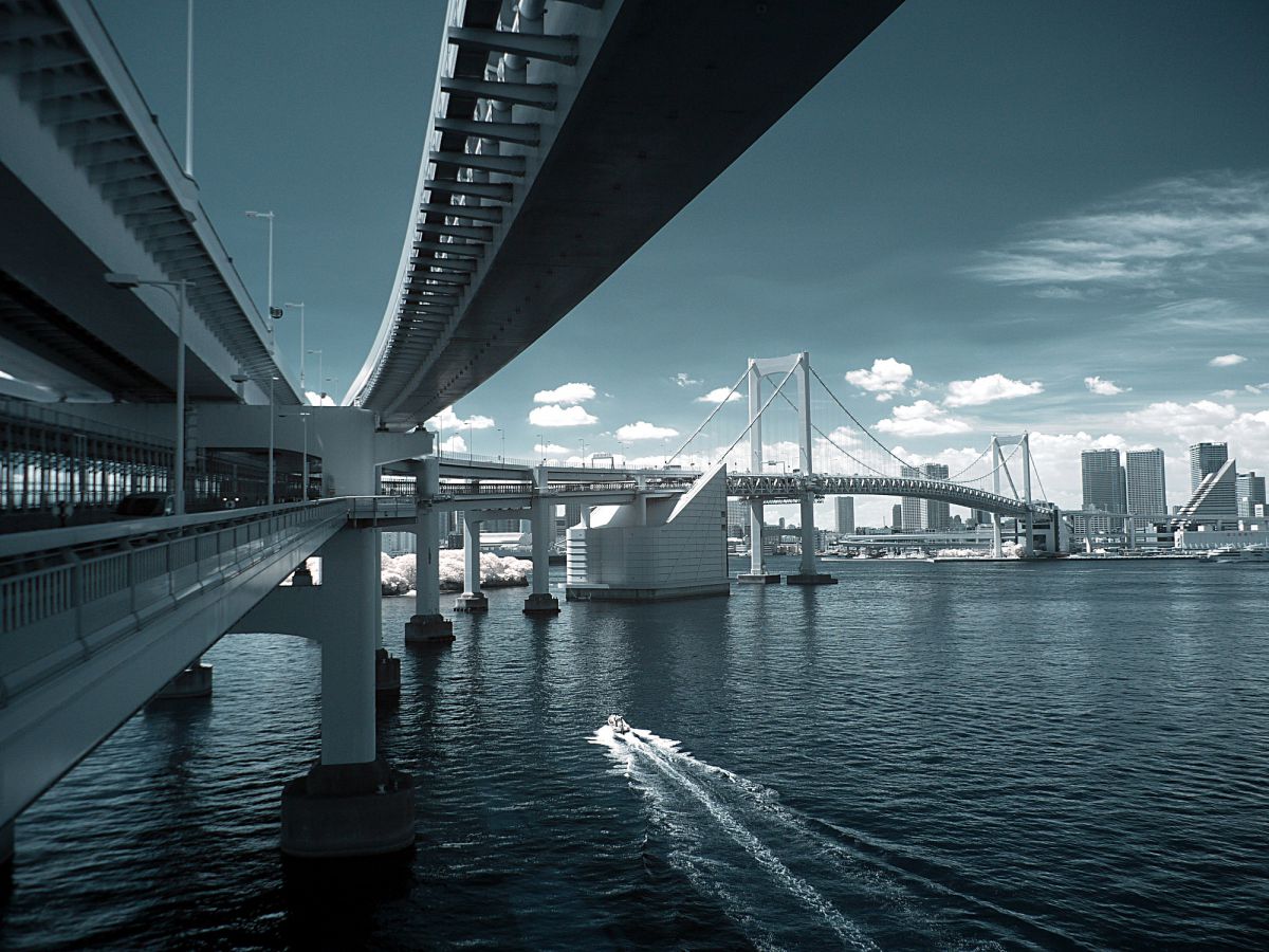 Infrared Rainbow Bridge | GANREF