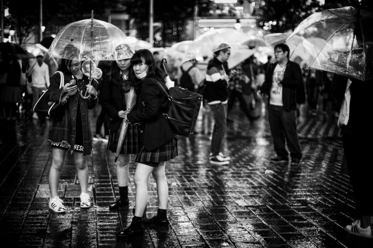 On the street corner in Shibuya | GANREF