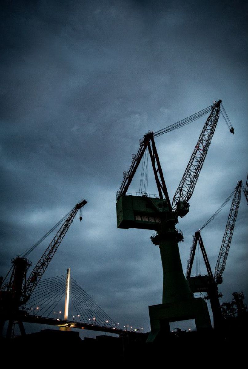 Fukuoka shipbuilding yard. | GANREF