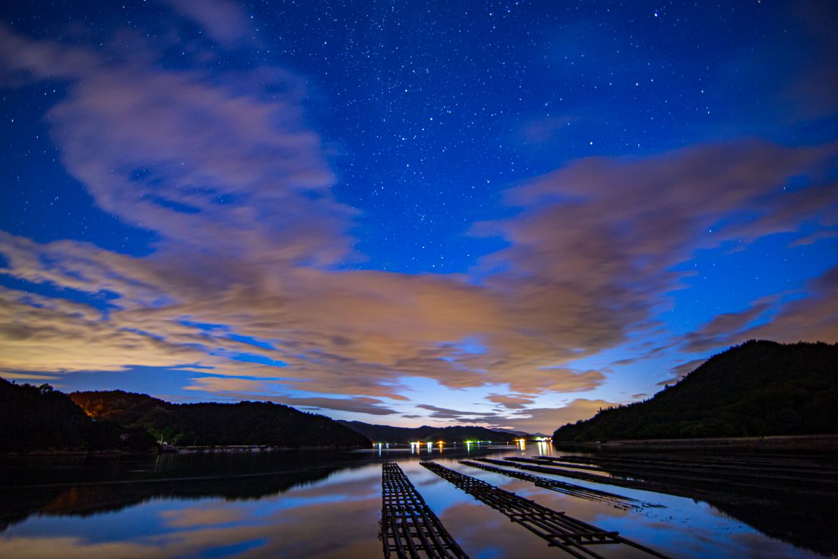 朝の始まりの星景 | GANREF
