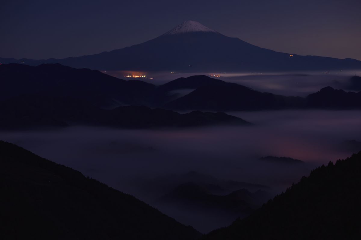 真夜中の雲海富士 | GANREF