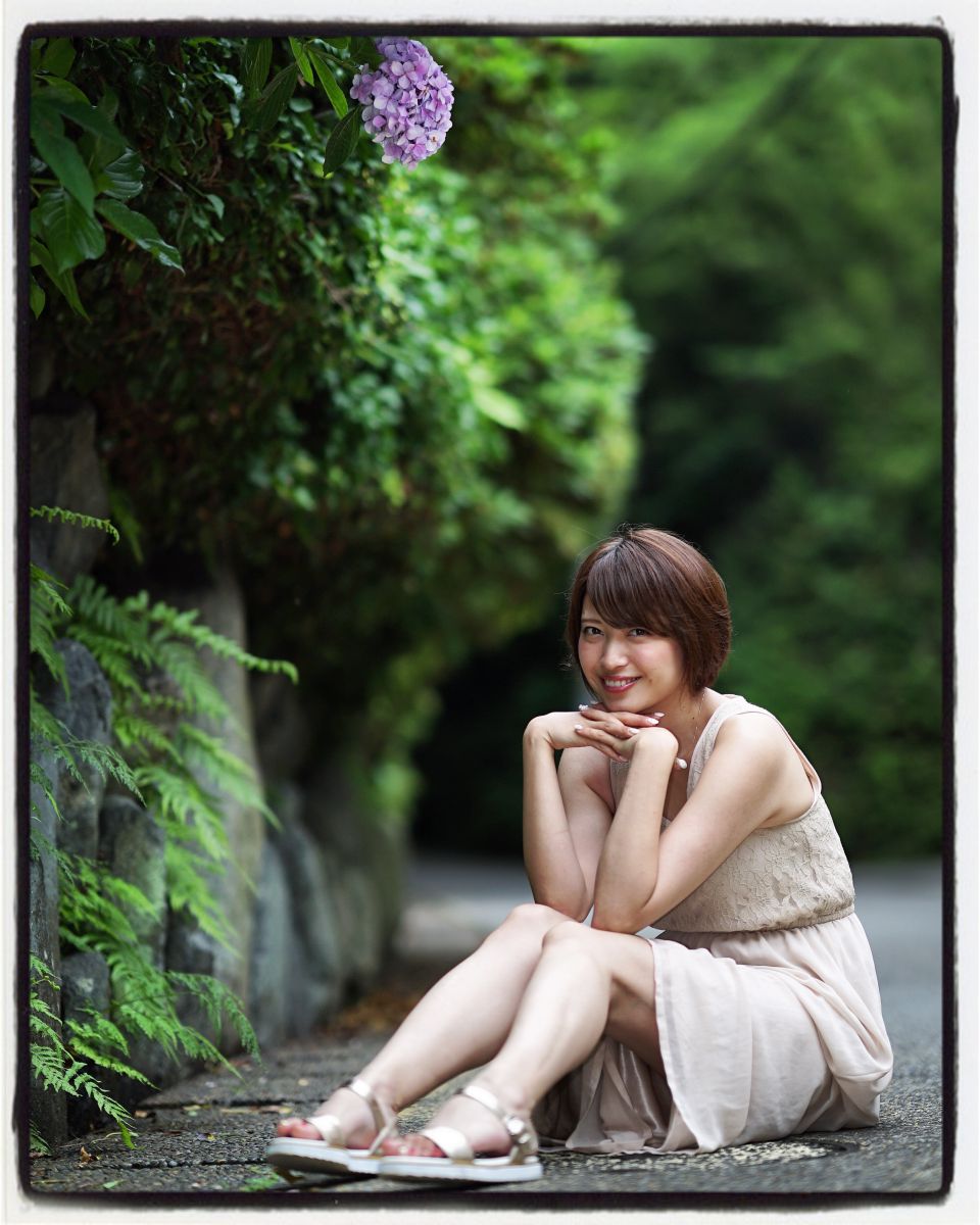 紫陽花 x ポートレート x 鎌倉 #007 | GANREF