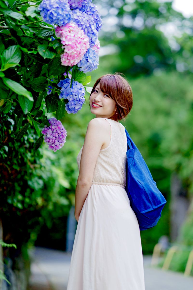紫陽花 x ポートレート x 鎌倉 #016 | GANREF