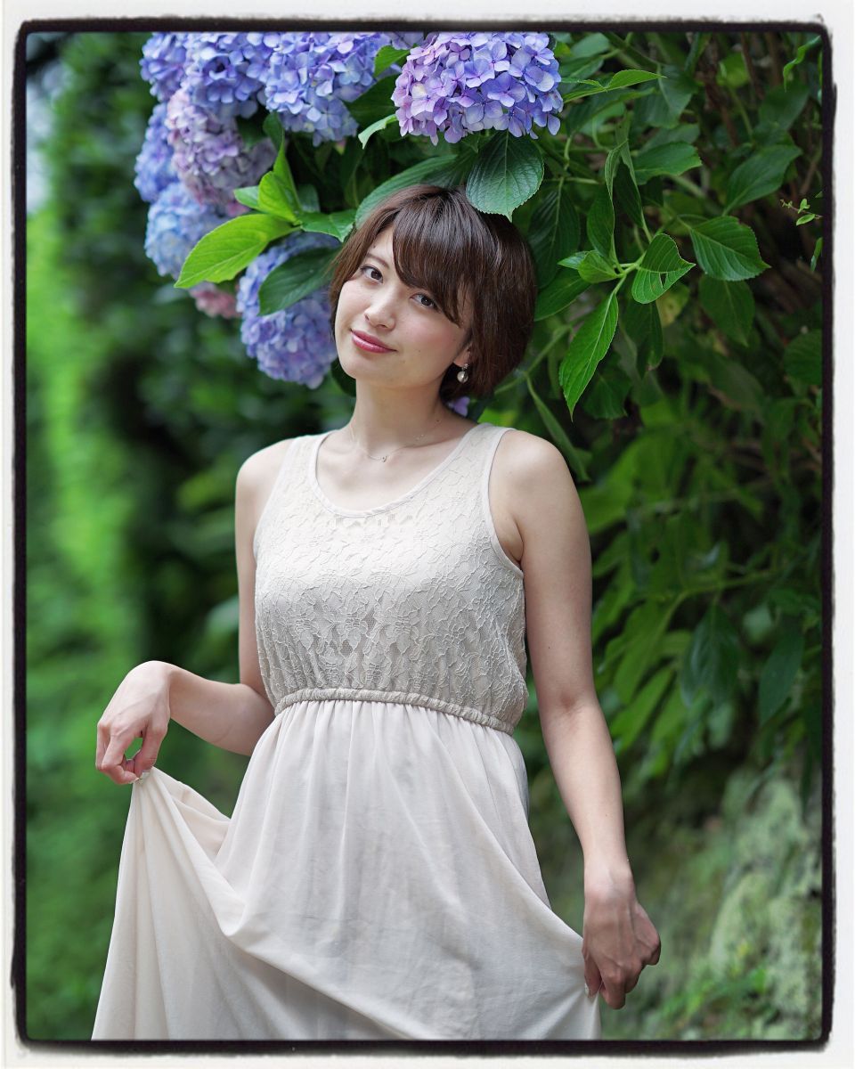 紫陽花 x ポートレート x 鎌倉 #009 | GANREF