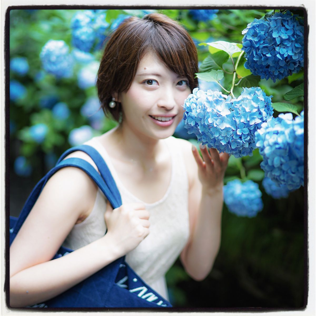 紫陽花 x ポートレート x 鎌倉 #004 | GANREF