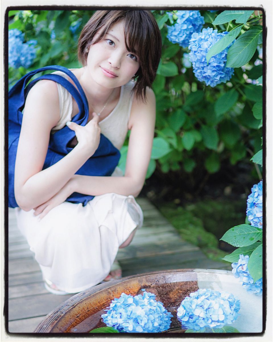 紫陽花 x ポートレート x 鎌倉 #003 | GANREF
