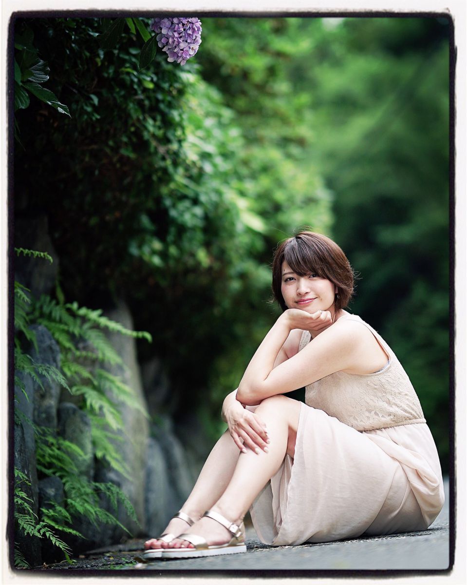 紫陽花 x ポートレート x 鎌倉 #016 | GANREF