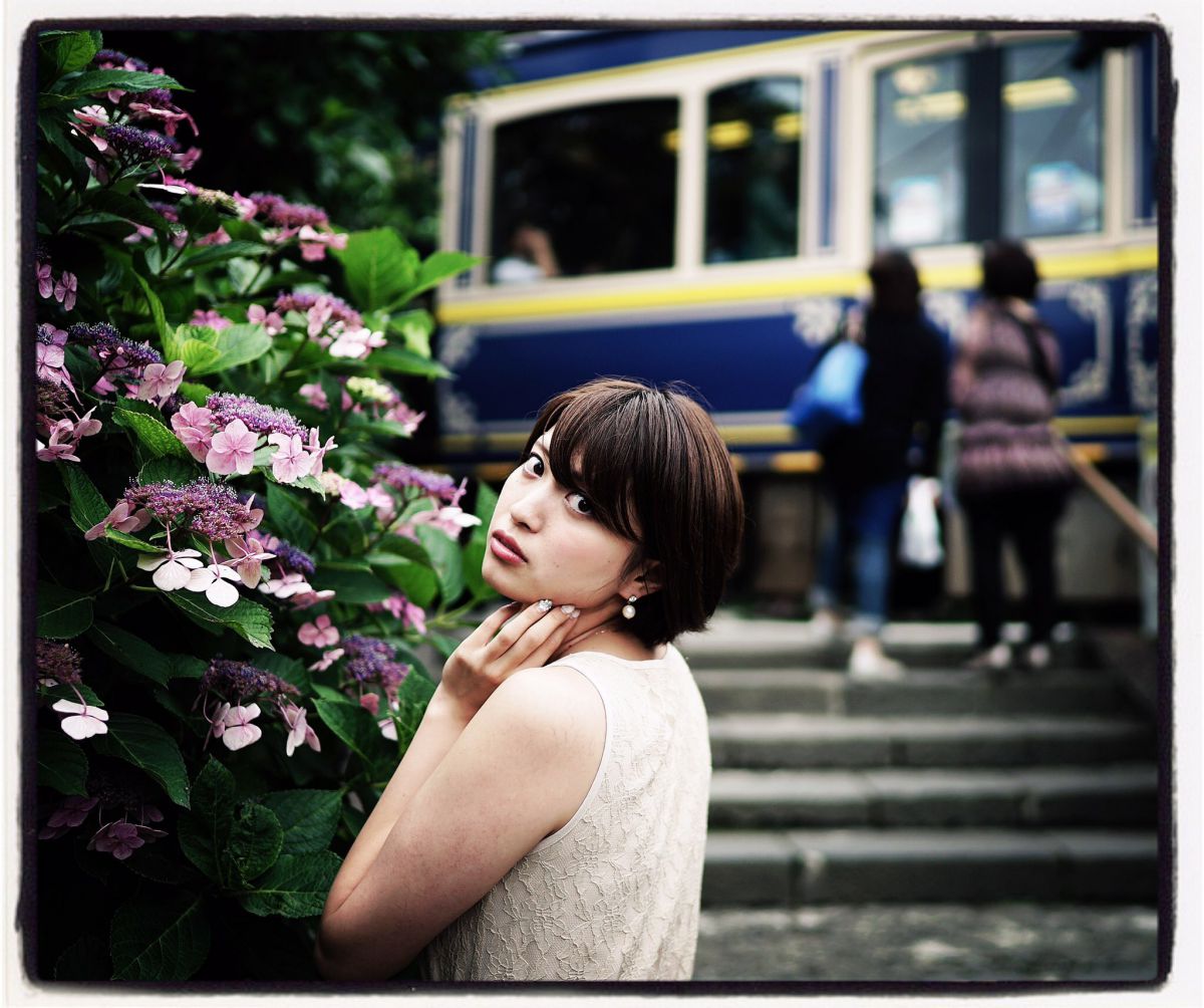 紫陽花 x ポートレート x 鎌倉 #015 | GANREF