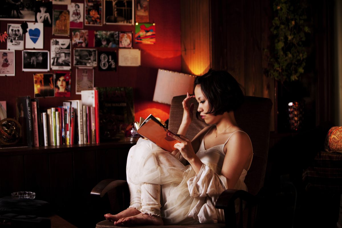 Girl Reading A Book | GANREF