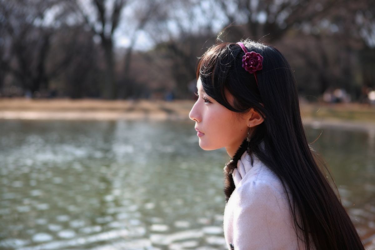 a face in profile | GANREF