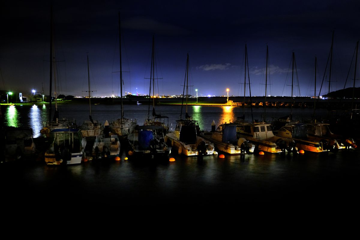 Marina at night | GANREF