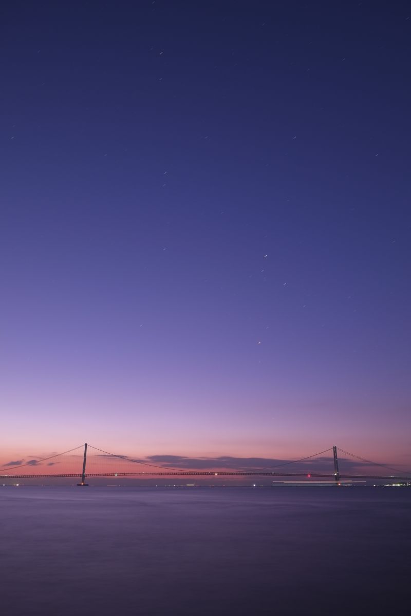 bridge and sky before dawn | GANREF