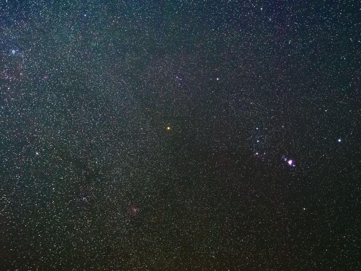 Orion captured with 35mm lens | GANREF