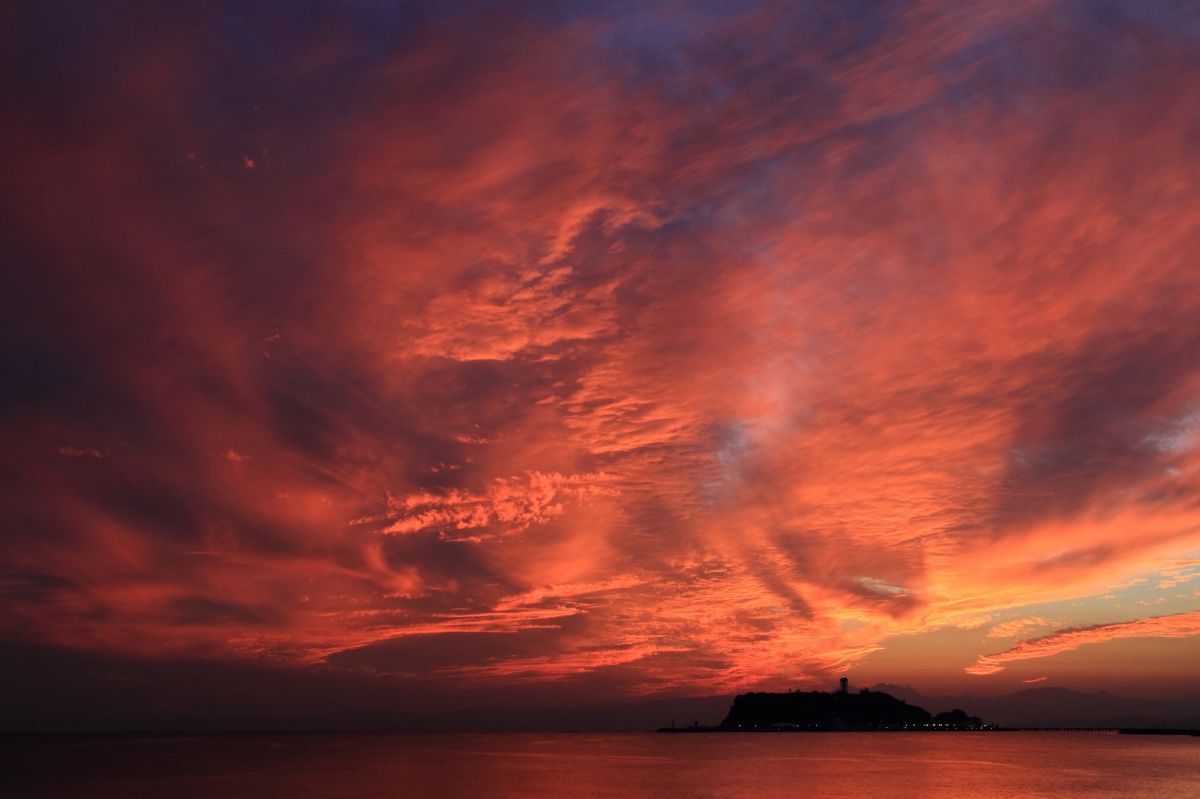 Enoshima sunset | GANREF