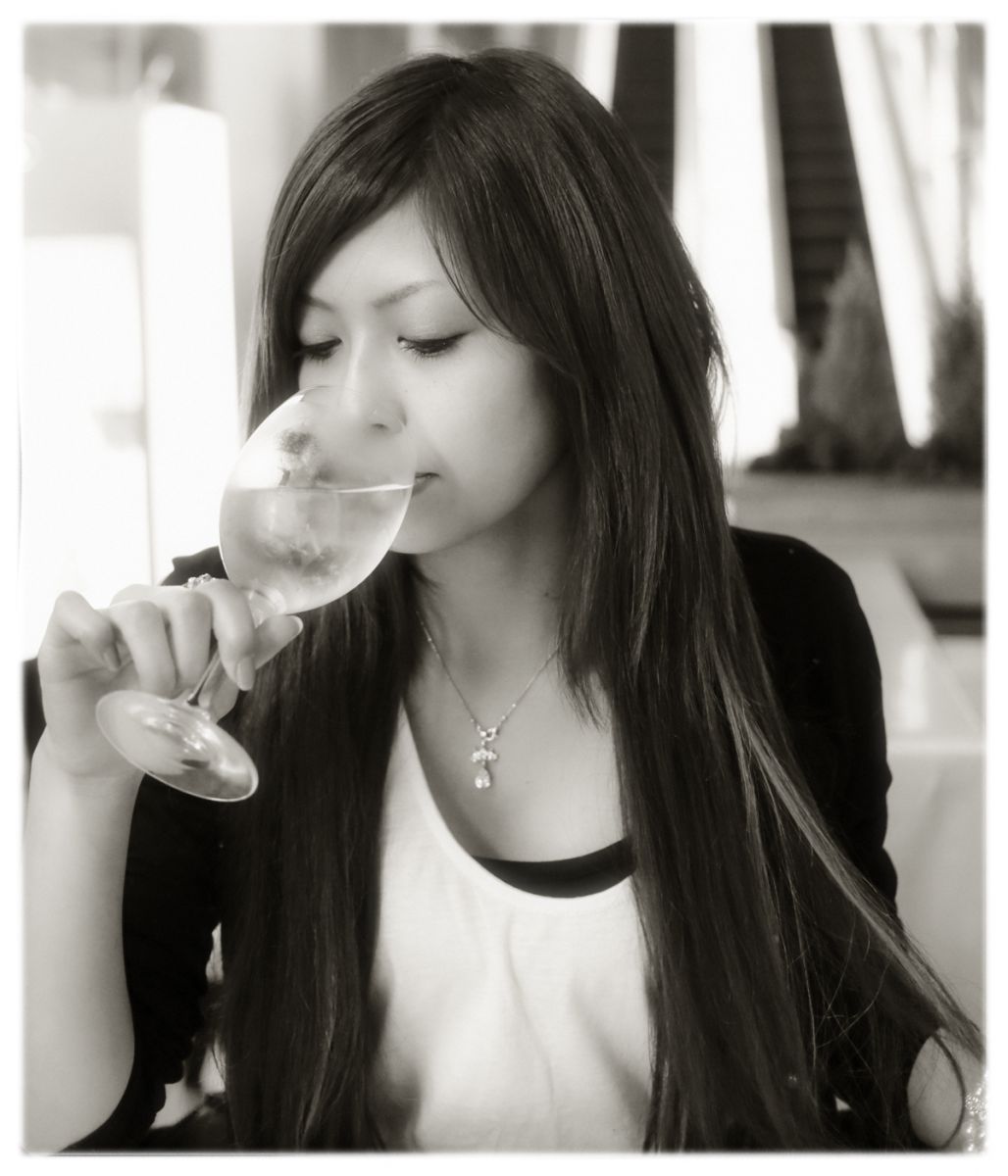 A Woman Drinking Water | GANREF