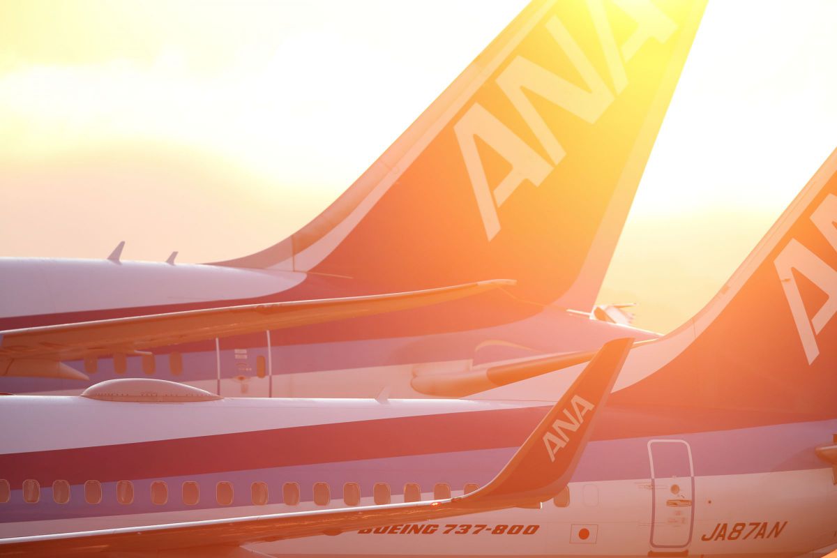 787と737／朝日 | GANREF