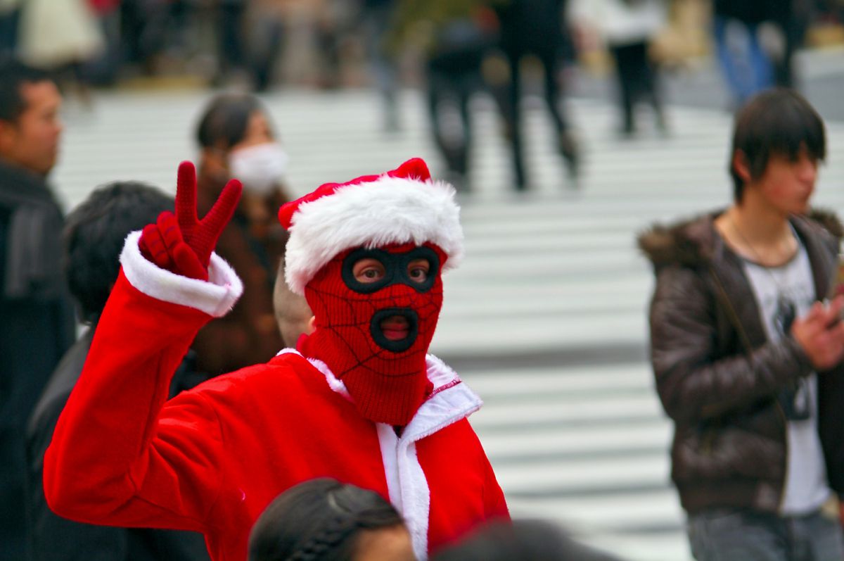 the masked Santa Claus | GANREF