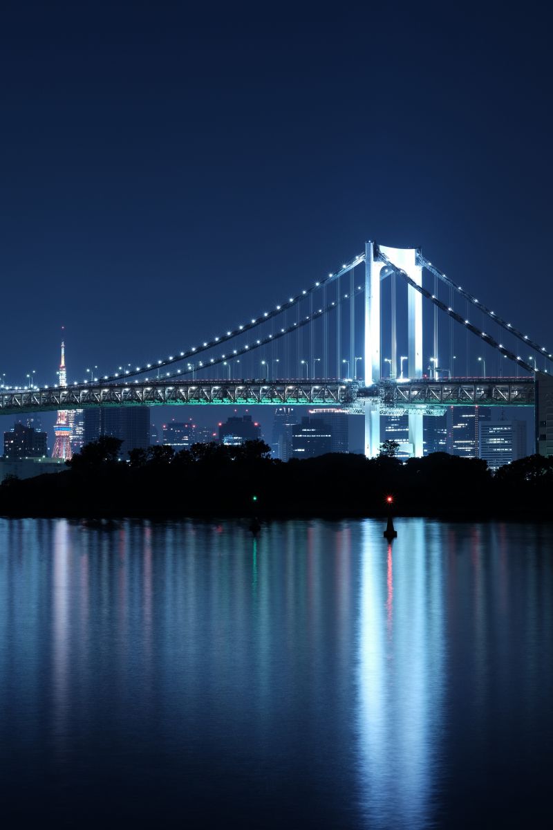 Rainbow bridge and Tokyo tower | GANREF