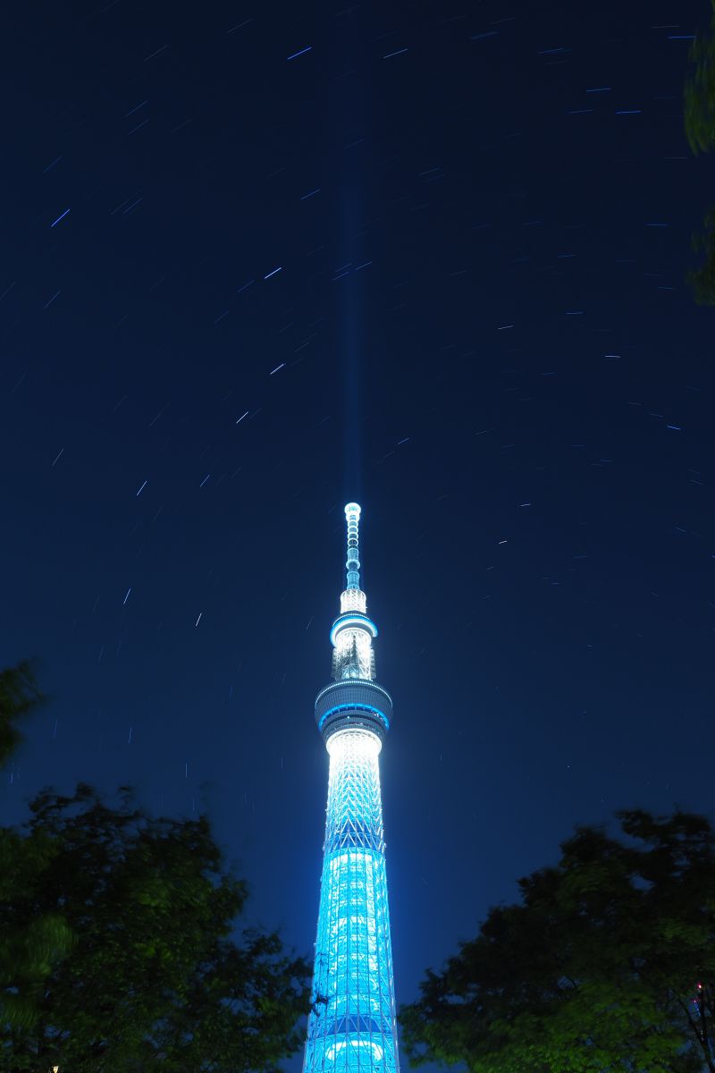 Tokyo Sky Tree and stars | GANREF